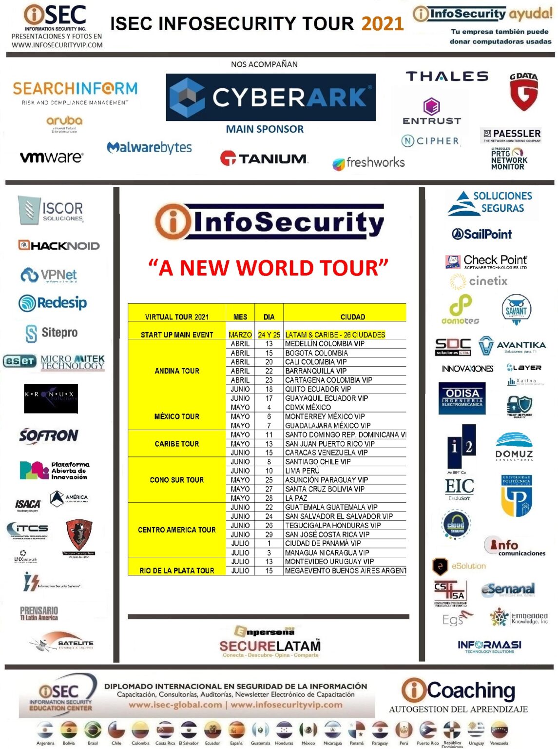 ISEC INFOSECURITY ON SITE & VIRTUAL TOUR 2025 – "CYBERSECURITY LOW COST ...